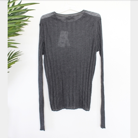 Zara | Tops | Nwt Zara Gray See Through Knit Top Size L | Poshmark